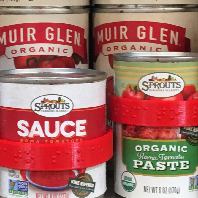 Tomato Product CanDo Reusable Braille Label - CanDoable